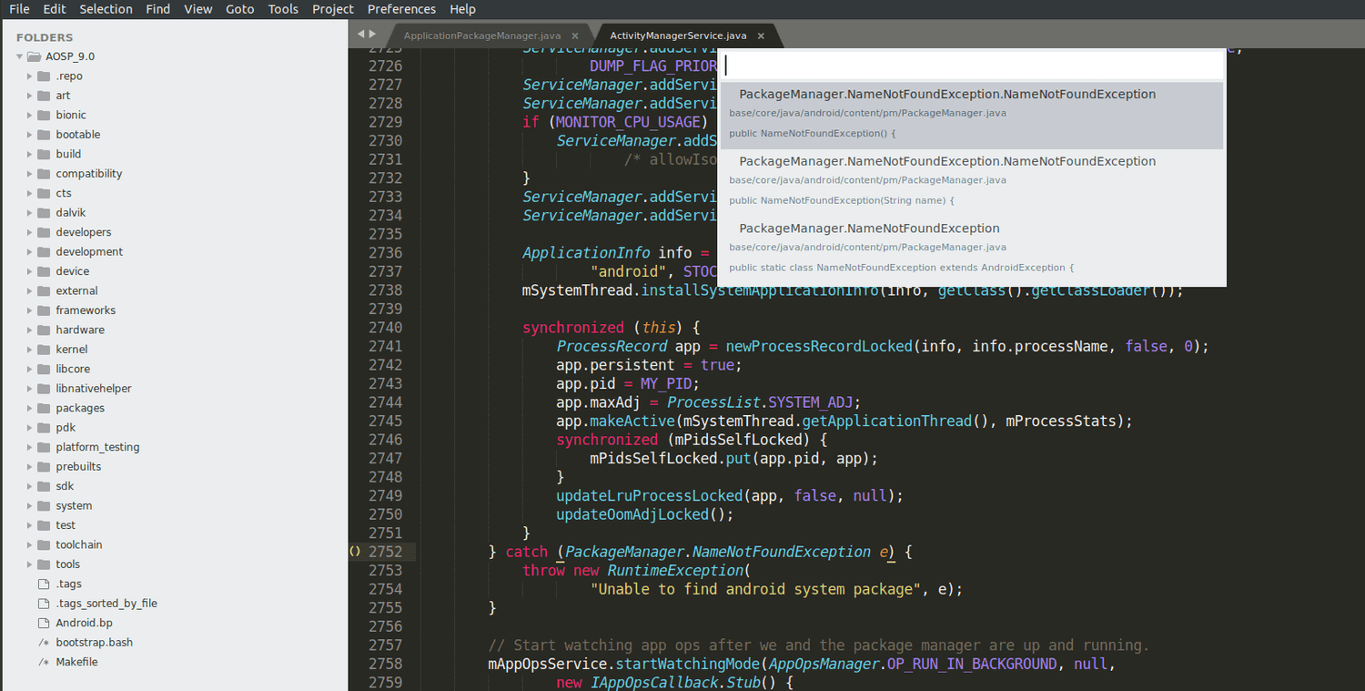 Sublime Text3에서 CTags 사용하는 방법